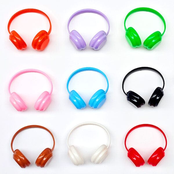 Mini Headphones Accessory for Plush Dolls (Assorted Colors) Petite Thr ...