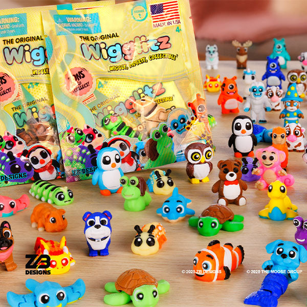 Wigglitz: The Original Collectable 3D Printed Figurines Fidget Toy (1p ...